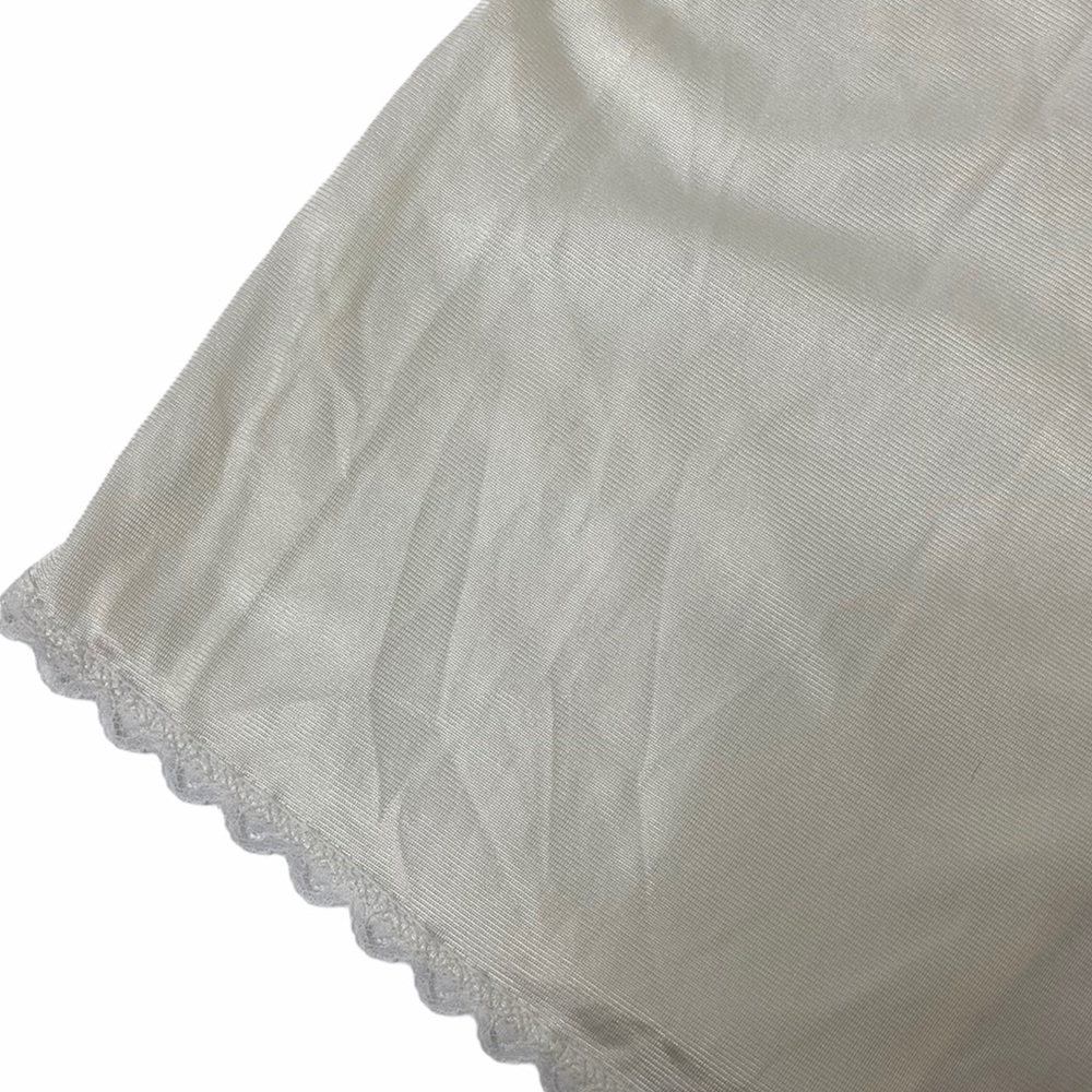 Vintage Slip Skirt Lingerie Long Line Half Slip Side … - Gem
